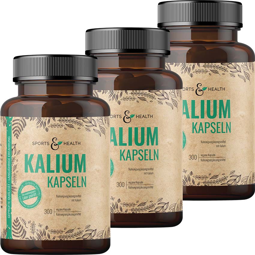 Kalium Kapseln von Sports&Health – Sports & Health Shop